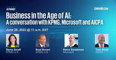 [video] Kpmg Us On Linkedin Kpmgtaxreimagined Tax Ai Genai Talent