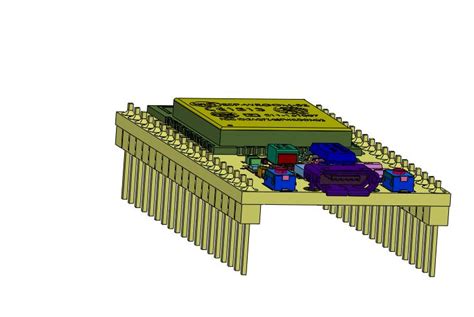 Esp32无线双核低功耗wroom控制板step 模型图纸下载 懒石网