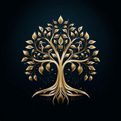 Premium Ai Image Abstract Of Tree