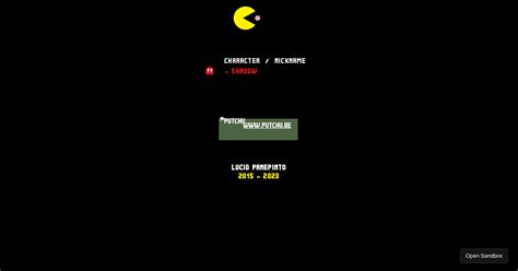 Luciopanepinto Pacman Codesandbox