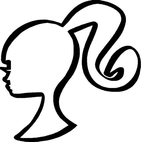 Vintage Barbie Silhouette Clip Art At Getdrawings Free Download