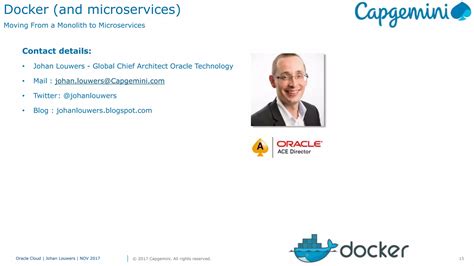 Docker And Microservices Moving From A Monolith To Microservices Ppt