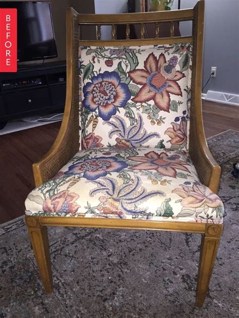 A Stunning Transformation Craigslist Chair Shines With New Upholstery