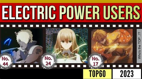 Top60 Greatest Anime Characters With Electric Powers Youtube