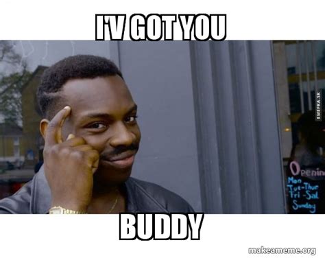 Iv Got You Buddy Roll Safe Black Guy Pointing At His Head Meme Generator