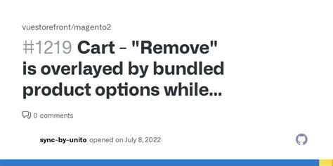 Cart Remove Is Overlayed By Bundled Product Options While Using