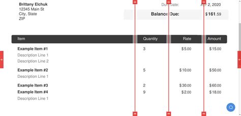 Identifying Table Subsections Docparser