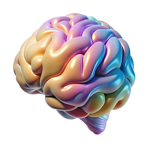 Vibrant Classic Abstract Synesthesia Brain Scan Visual Cutout With