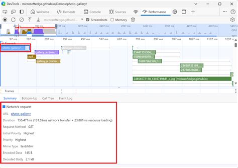 Performance Features Reference Microsoft Edge Developer Documentation Microsoft Learn