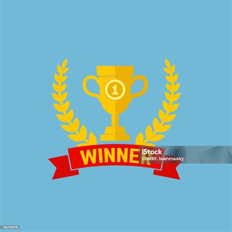 승자 플랫 스타일의 챔피언 아이콘 위너컵 위너 컵 디자인 트로피 아이콘 아트 트로피 아이콘 웹 트로피 아이콘 새로운 벡터의 디자인 요소입니다 1위에 대한 스톡 벡터 아트 및