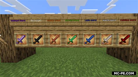 Free Kills More Swords [1 19] — больше стандартных мечей Моды для Майнкрафт ПЕ на телефон