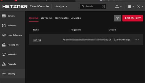 trouble connecting with ssh key to hetzner docker server need help