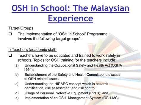 PPT MAKING OSH A CULTURE THROUGH OSH IN Babe PowerPoint Presentation ID 6664691