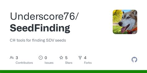 Github Underscore76seedfinding C Tools For Finding Sdv Seeds
