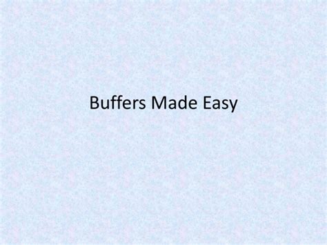 Buffers Titrations Complex Ions Chemistry Presentation
