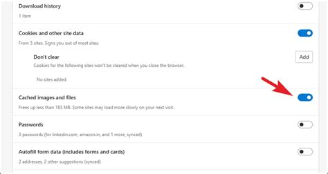 How to Διαγραφή Cache στο Microsoft Edge