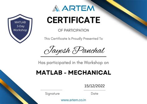 Matlab Workshop Artem Consulting
