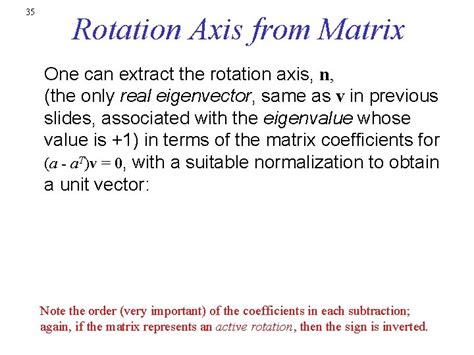 1 Vectors Matrices Rotations Axis Transformations Texture Microstructure