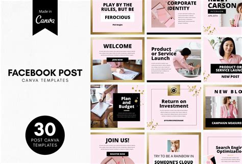 Canva Facebook Post Template Editable Facebook Templates Vmfwyg