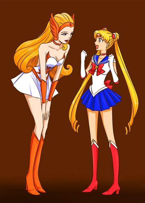 She Ra With Sailor Moon Scrolller