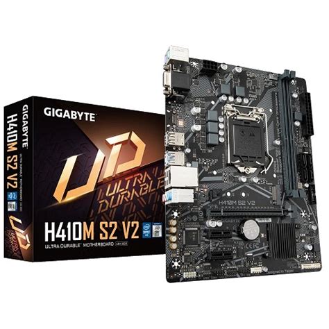 Gigabyte H410m S2 V2 Micro Atx Motherboard Socket Lga1200 Intel 10th