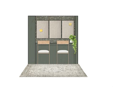autocad rendering adding texture objects behance