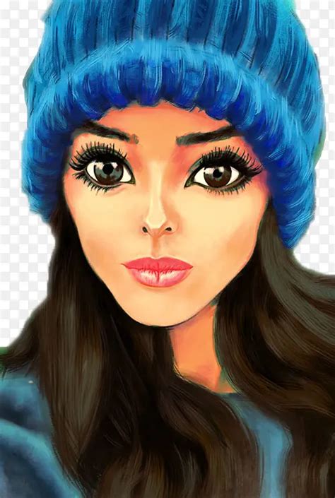 大眼睛美女插画png图片素材下载 图片编号8765794 Png素材网