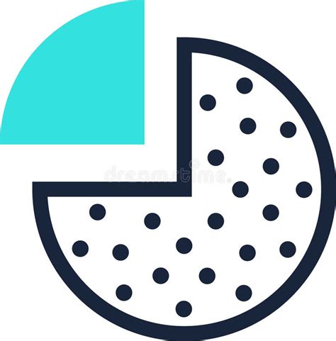 Modern Vector Illustration Of A Pie Chart With A Separated Slice