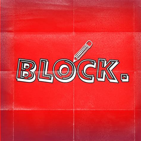 Block For Us Artists Insecurity Means Subject To Fears Doubts And