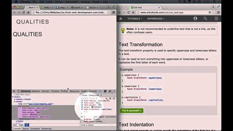 22 How To Use Text Transform To Uppercase Text Youtube