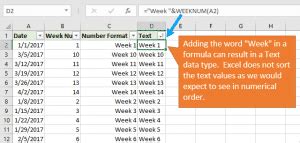 Tips For Calculating Week Numbers From Dates In Excel Excel Campus