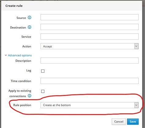 Firewall Rule Action High Low Priorities Missing Support Nethserver Community