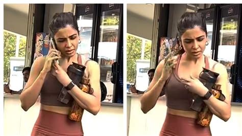 Irritated Samantha Ruth Prabhu Asks Paparazzi To Stop It As She