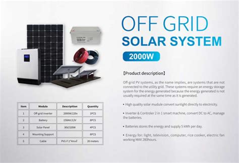 Photovoltaic Off Grid Power Generation System Technical Solution