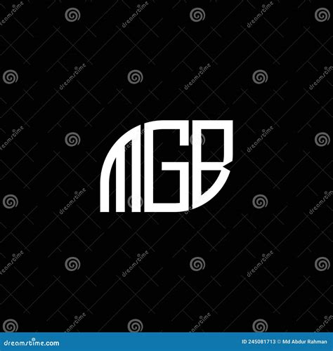 Mgb Letter Logo Design On Black Background Mgb Creative Initials Letter Logo Concept Mgb