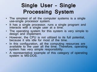 Operating System 06 Operating System Classification PPT