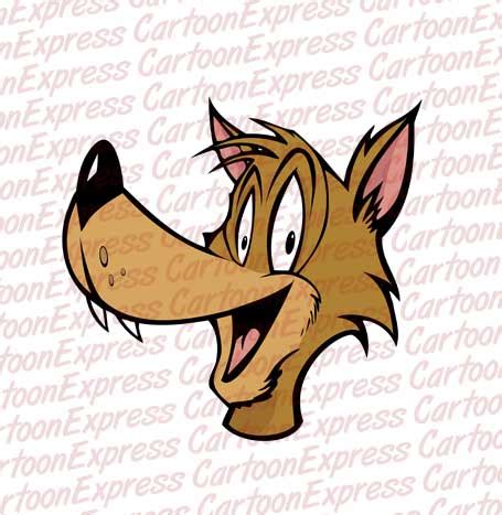 Cartoon Vector Illustration Wolfy Goofy