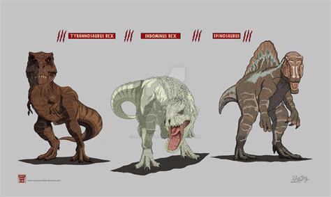 Jurassic Parkjurassic World Three Big Beauties By Jurassicworldfan On