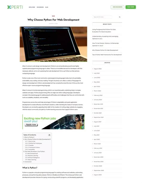 Ppt Why Choose Python For Web Development Powerpoint Presentation