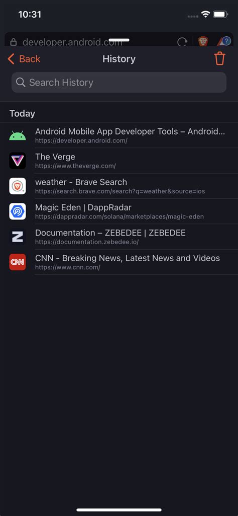 Url History Via Bookmarks Sent To Sync Chain Only After Using Search