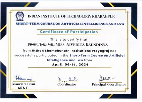 Nivedita Kaundinya On Linkedin Ai Law Learningjourney Iitkharagpur