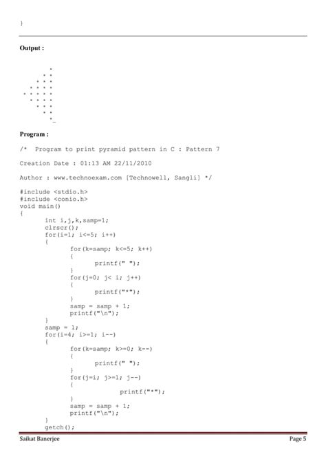 Pattern Printing In Cpdf Programming Languages Computing