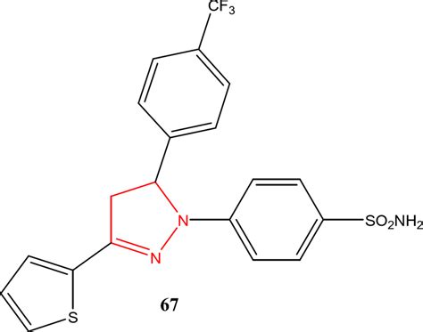 Chemical Structure Of Pyrazole Derivative 67 Download Scientific Diagram