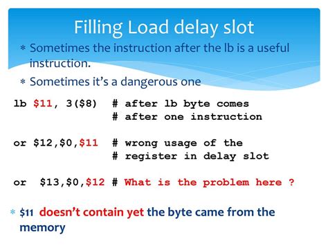 Loading A Single Byte There Are Two Instructions That Load A Byte From