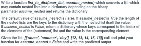 solved write a function list to dict user list