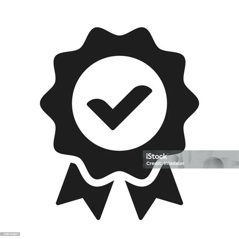 승인 확인 큰 아이콘입니다 확인 인증 메달 올바른 표시 수상 리본 배지 품질 인증 서명 스톡 벡터 고객에 대한 스톡 벡터 아트 및 기타 이미지 Istock