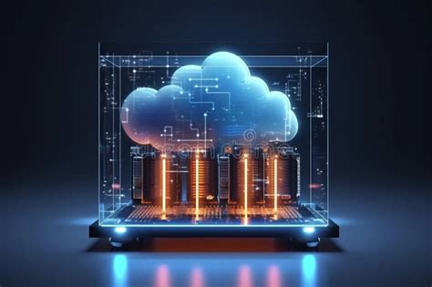 Future Data Cloud Cyber Business Networking Symbol Technology Connect Storage Security Concept