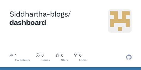 Github Siddhartha Blogsdashboard