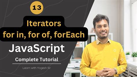 Iterators For In For Of And ForEach YouTube