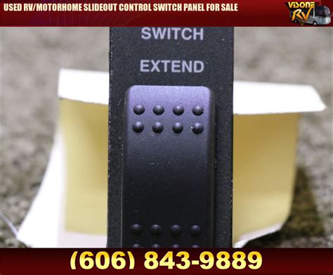 RV Components USED RV MOTORHOME SLIDEOUT CONTROL SWITCH PANEL FOR SALE Slide Out Control